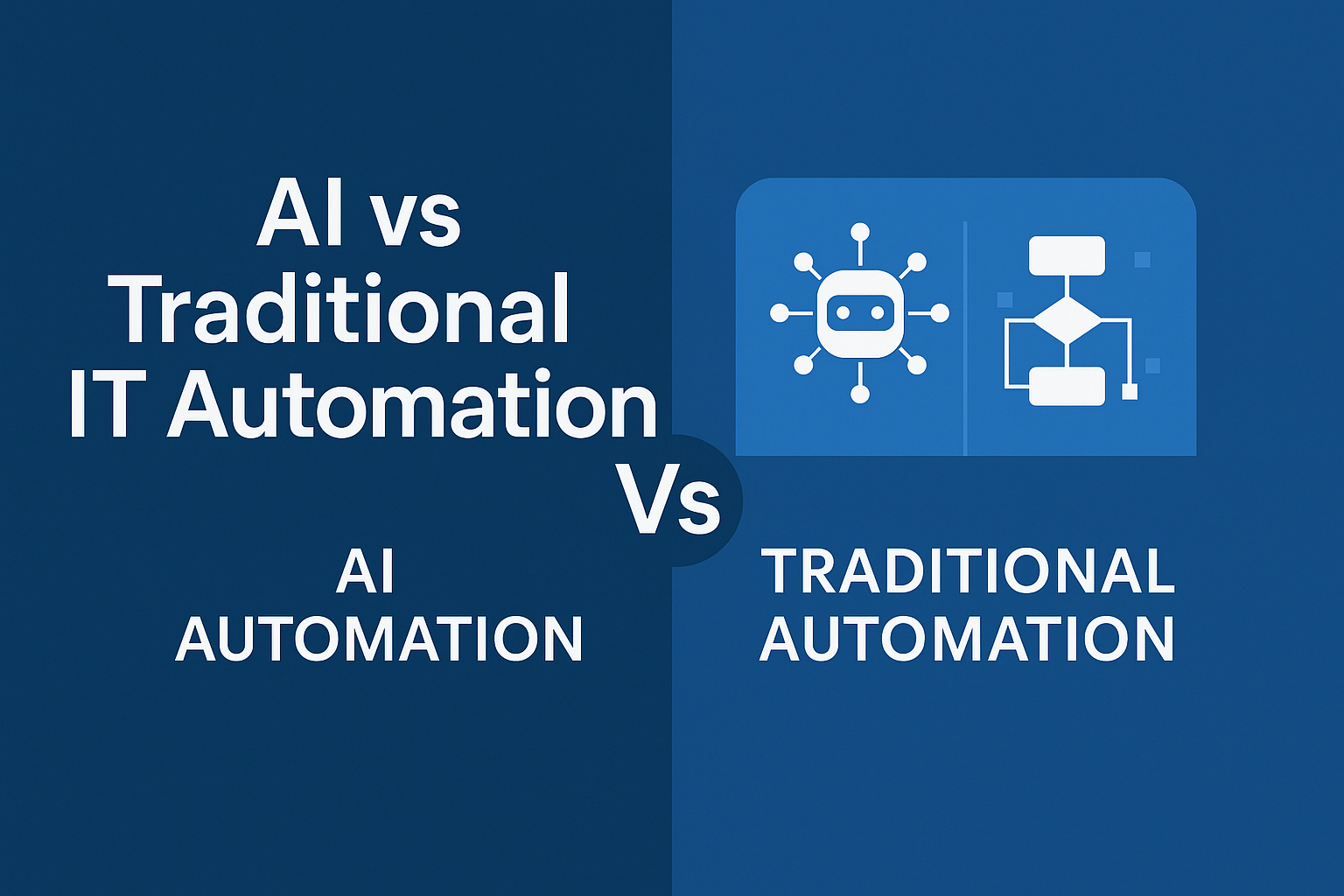 AI vs Traditional IT Automation: What Sets Them Apart?